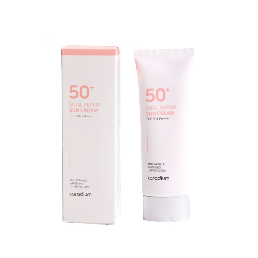 Karadium Snail Repair Sun Cream SPF50+ PA+++ Korea 70ml | Shopee Malaysia