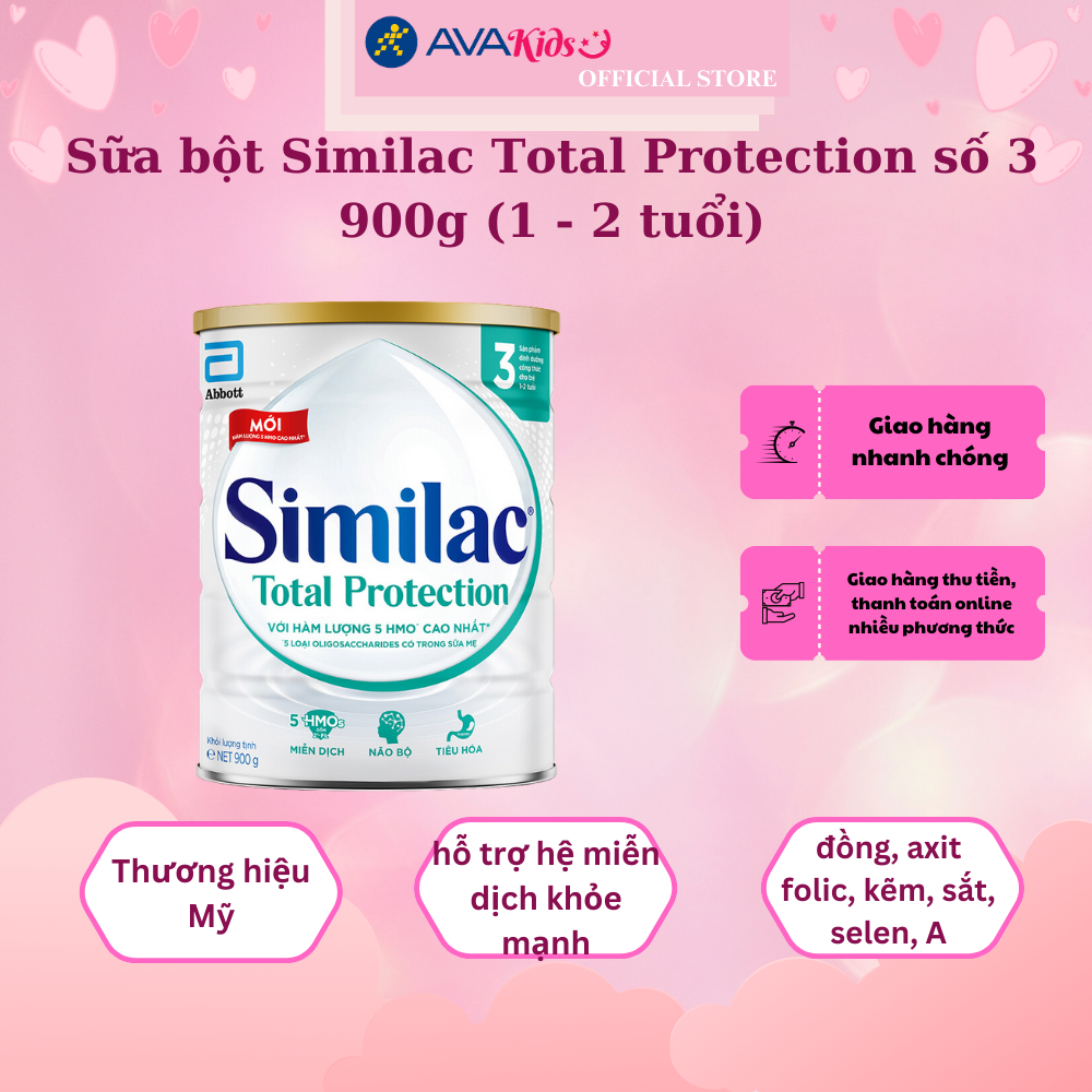 Similac Total Protection Powdered Milk No. 3 900g (1-2 Years Old ...