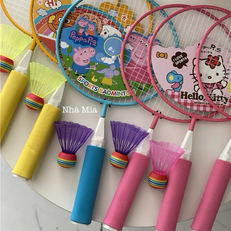 Badminton racket for children comes with 2 shuttlecocks, mini badminton ...