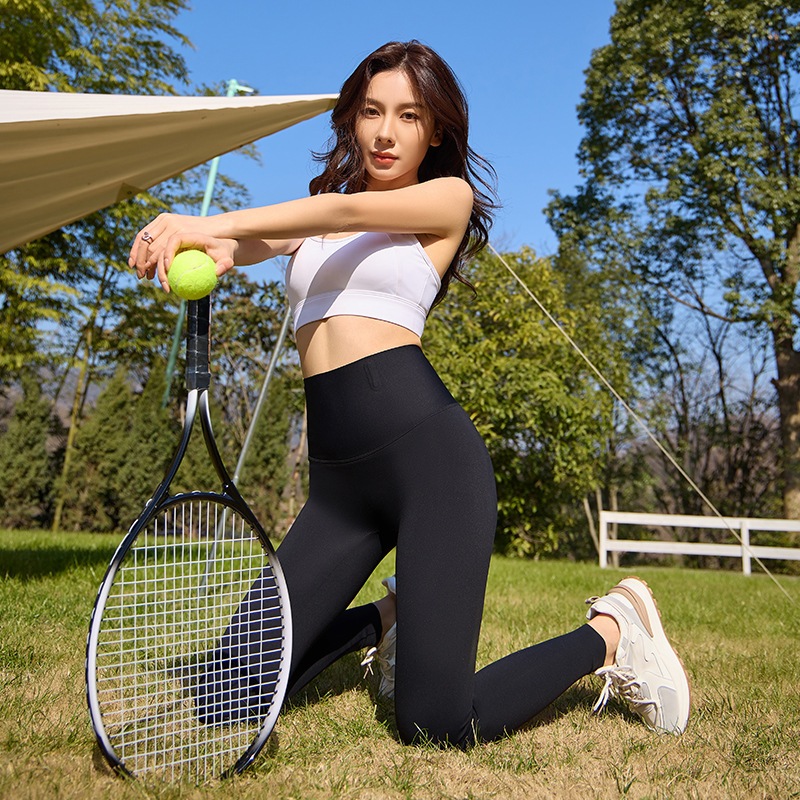 Yling yoga gym Pants With Long Butt Lift, High Waistband, Abdominal ...