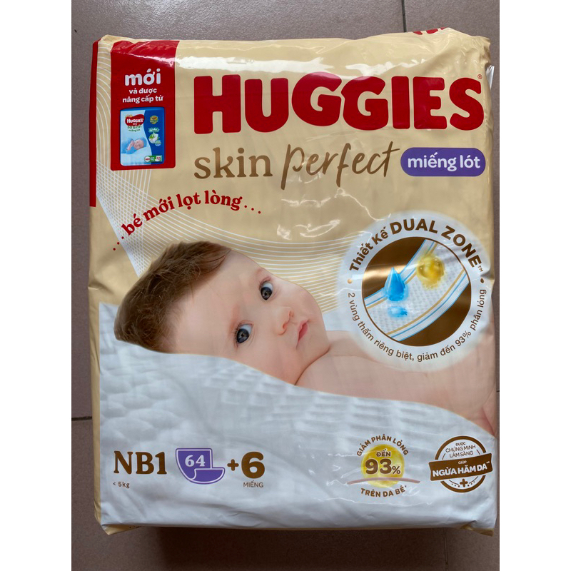 (New Model) Huggies NB1-64 newborn cloth diapers (free 6 pieces ...