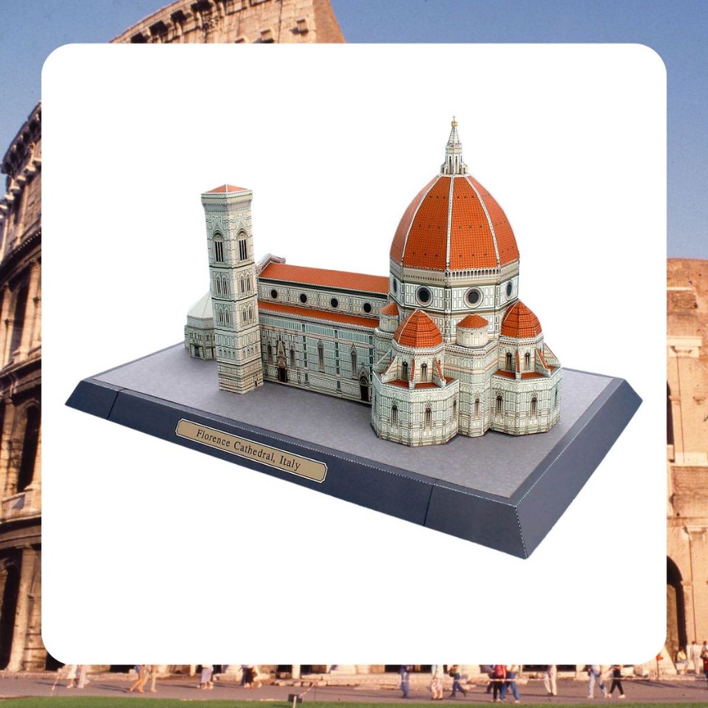 Paper Model of World Architecture - Florence's Cathedral | Shopee Malaysia