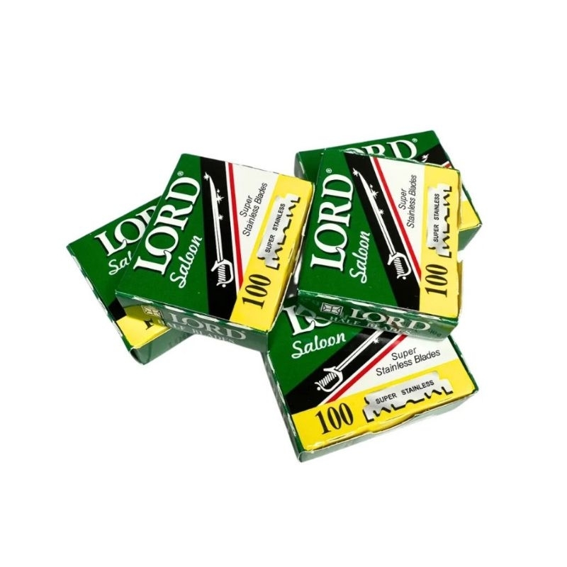 Lord Shaving Razor Pack with 100 Pre-Separated Blades | Shopee Malaysia
