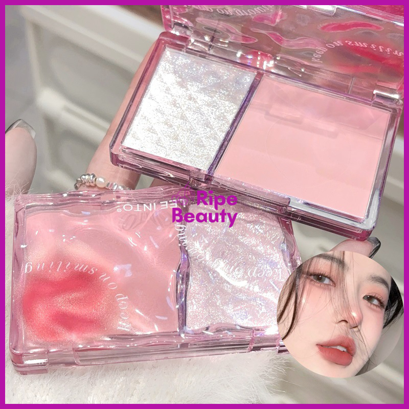 Brightening Board With 2IN1 LEEINTO Cheek Powder Two Lovely Smooth ...