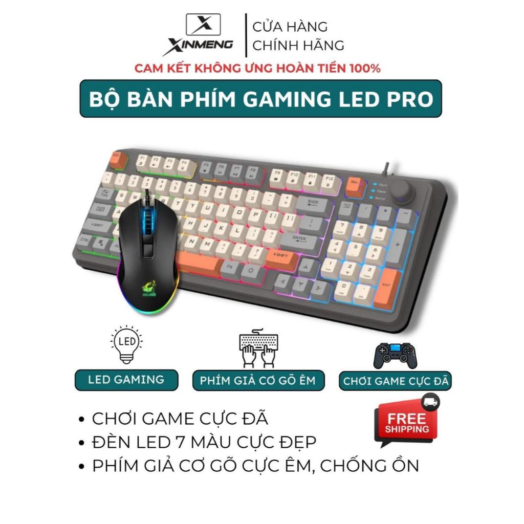 Xinmeng K82 Premium Mechanical Keyboard Set And 7-Color V1 Led Mouse ...