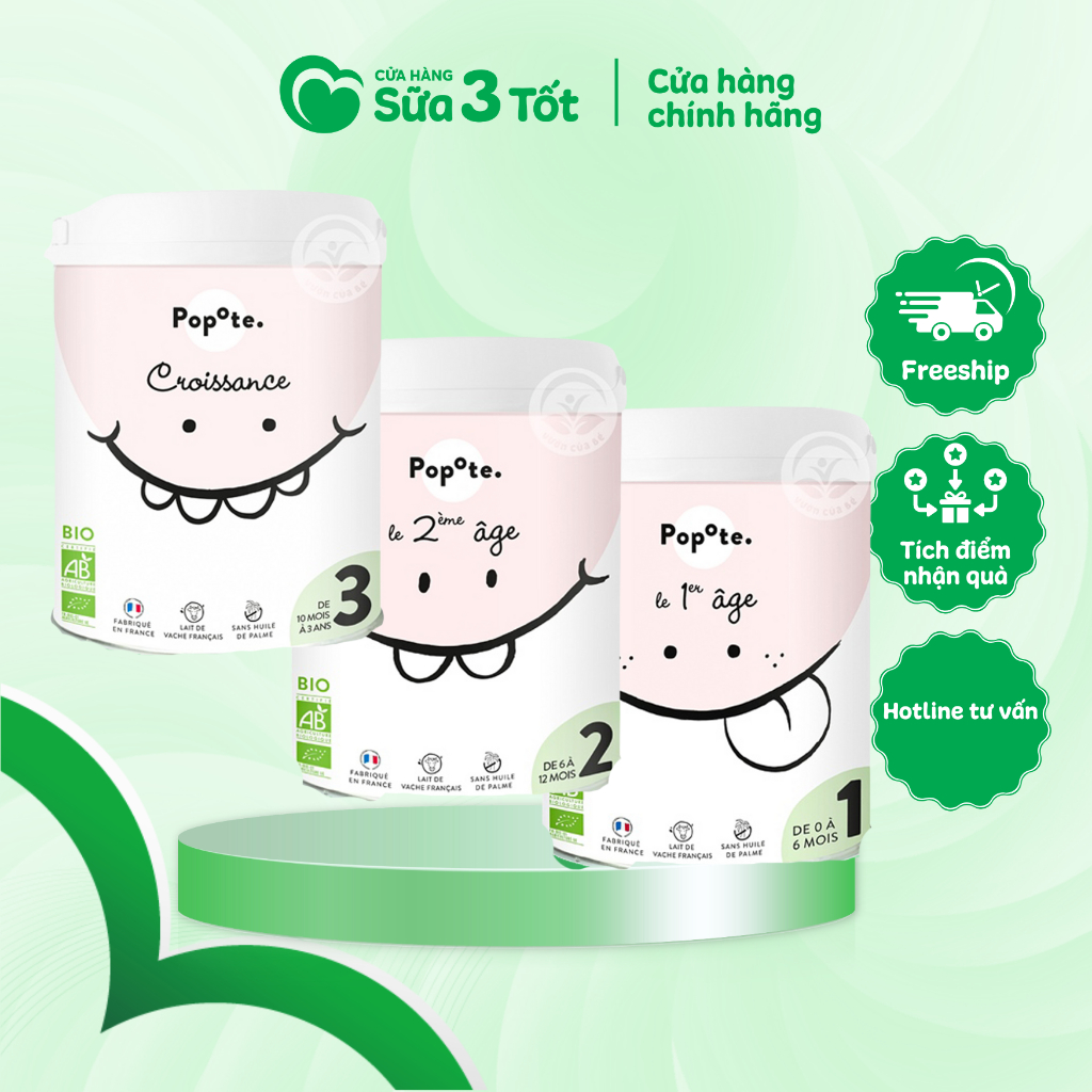 Popote French Organic Powder Milk No.1, No.2, No. 3 For Baby - Help ...