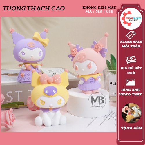 Cute Kuromi Coloring Statue, Coloring Statue As Decorative Gift, No ...