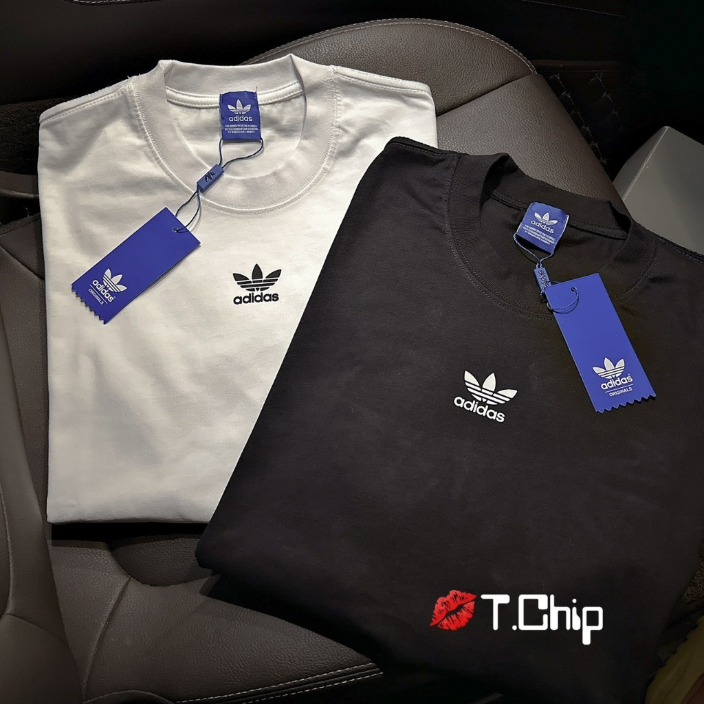 Adidas T-Shirt with Logo Printed on the Chest, Loose-Sleeve, Cool ...