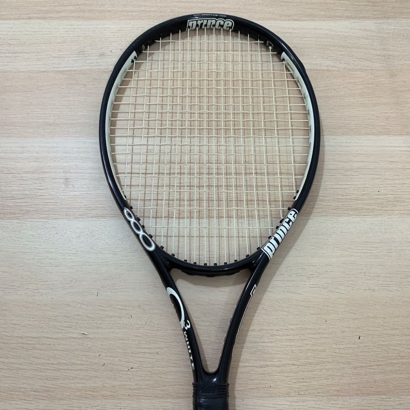 Prince O3 Hybrid White Midplus Tennis racket - 240g | Shopee Malaysia
