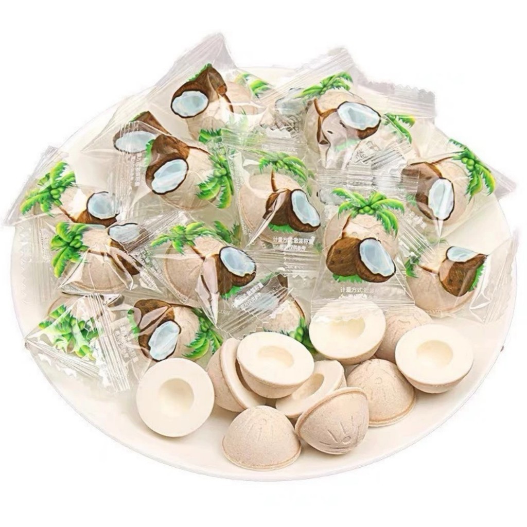 1 bag of Japanese Sakura Coconut Candy Pack of 200G Crispy and Fatty ...