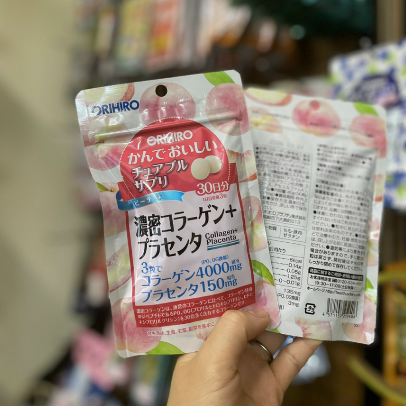 Orihiro Collagen and placenta Supplement Candy 90 tablets | Shopee Malaysia