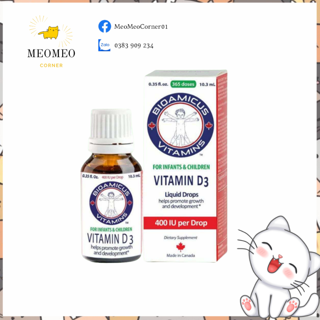 Bioamicus pure Vitamin D3 for baby 10ml | Shopee Malaysia
