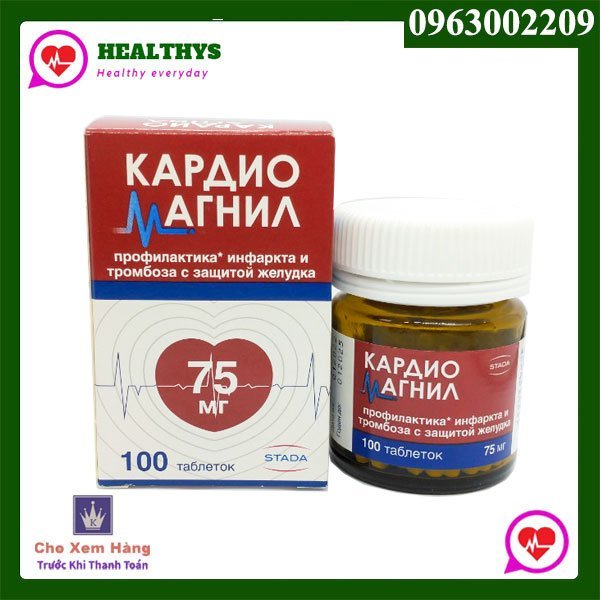 Russian CARDIOMAGNET stroke-Free oral tablet box of 100 tablets ...