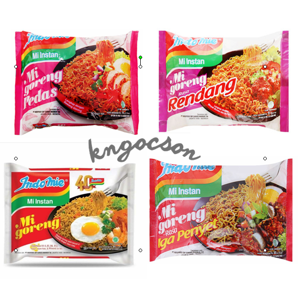 Combo of 20 packs of Indomie dry fried noodles special flavor, beef ...
