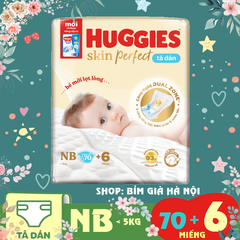 Huggies Skin Perfect newborn diapers 70+6 pieces newborn huggies ...
