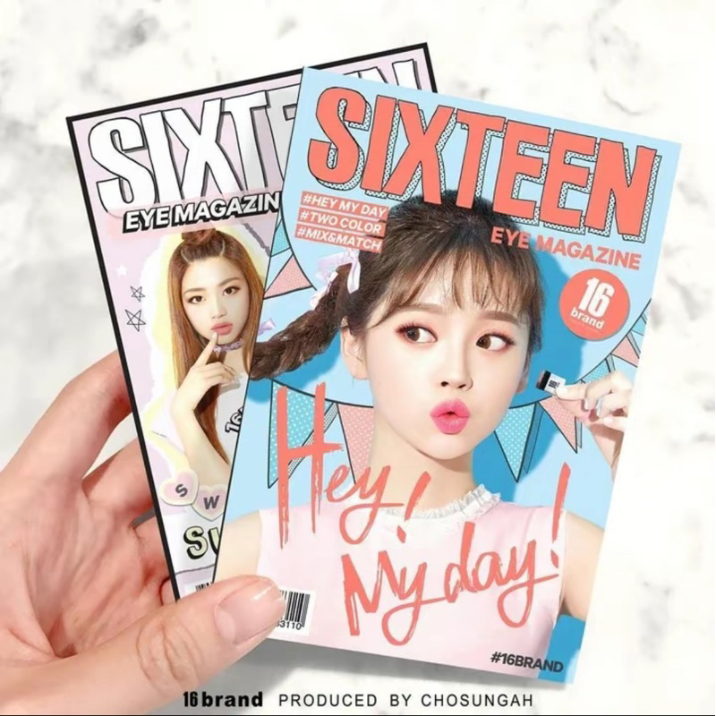 Eyeshadow Palette and Handy Brush 16Brand Eye Magazine 2.5g | Shopee ...