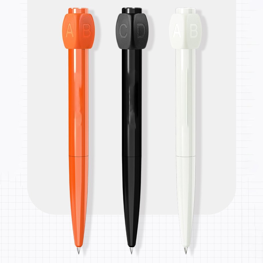 Latest ABCD rotating multiple choice ballpoint pen 2024 | Shopee Malaysia
