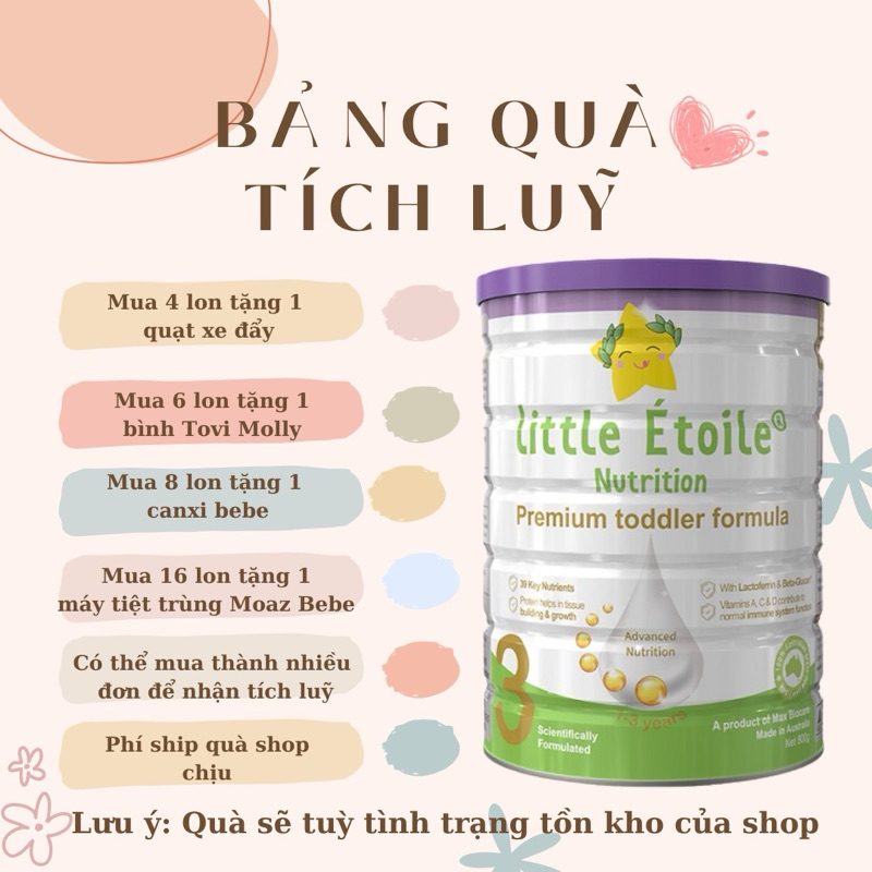 (Imported Goods in whole cans) Little Etoile Little star milk, complete ...