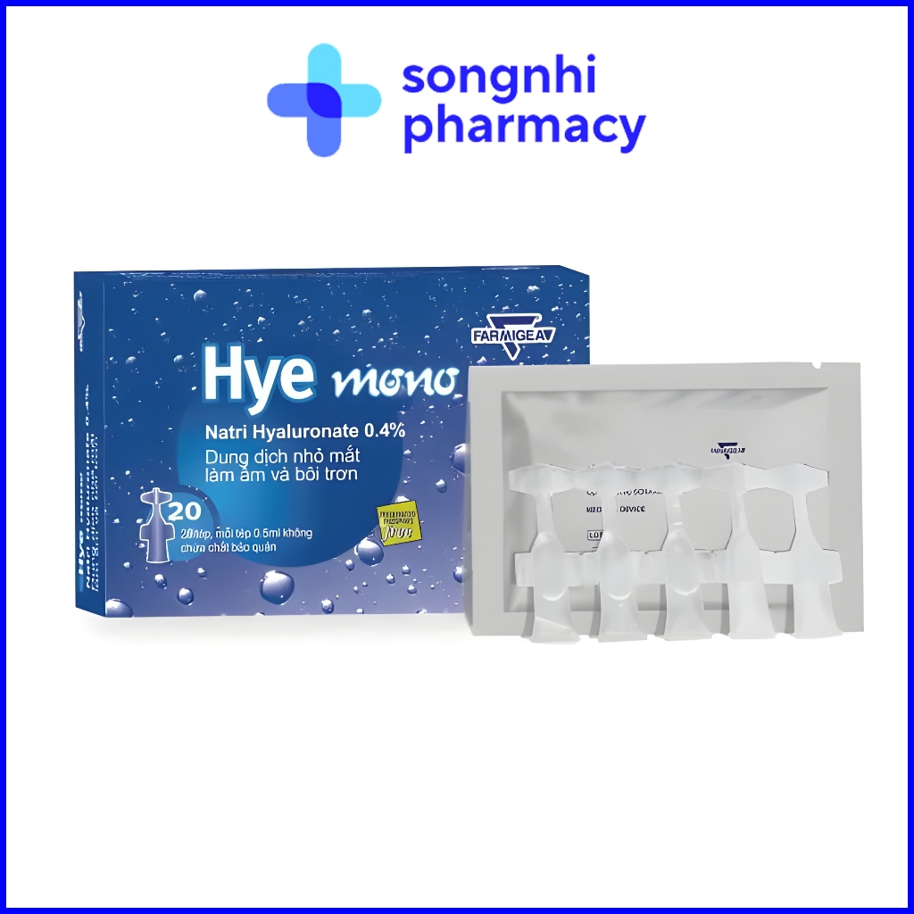 HYE MONO Eye Drops - Box of 20 0.5ml - FARMIGEA S.p.A (Italy) – HYE ...