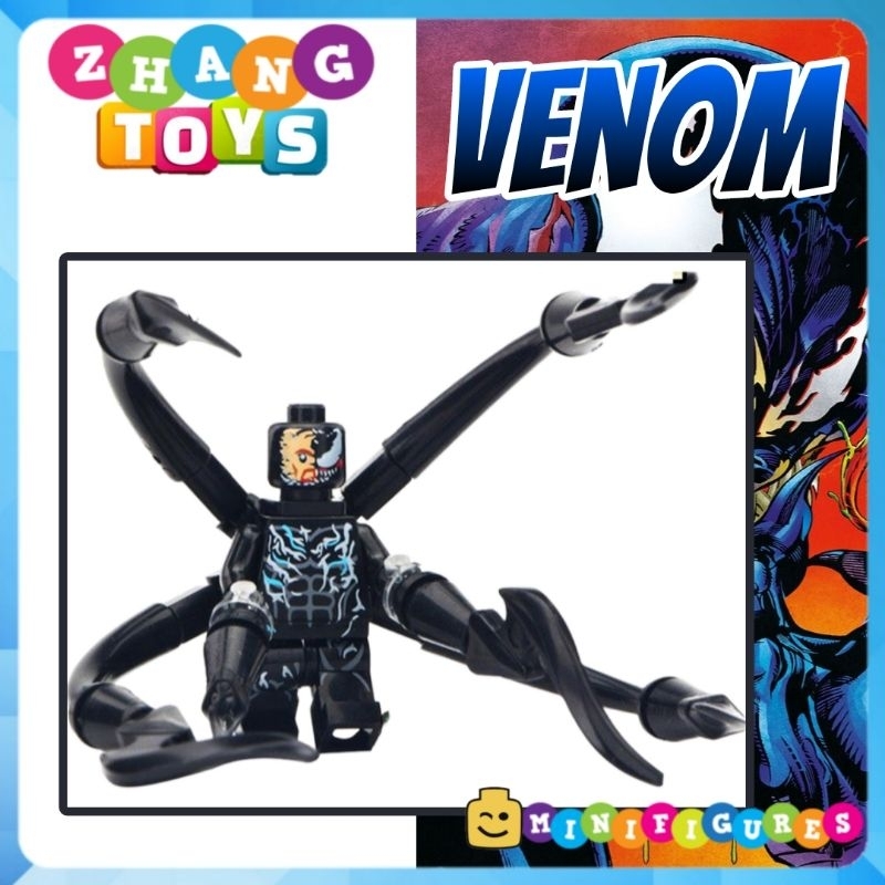 Spider Man Marvel Minifigures Eagle EG136 Venom Puzzle Toy | Shopee ...