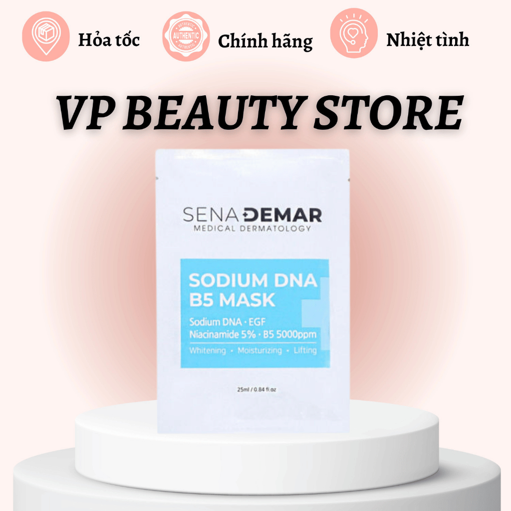 Genuine Korean Sena Demar Sodium DNA B5 Mask 25ml/pack - 1 piece | Shopee Malaysia