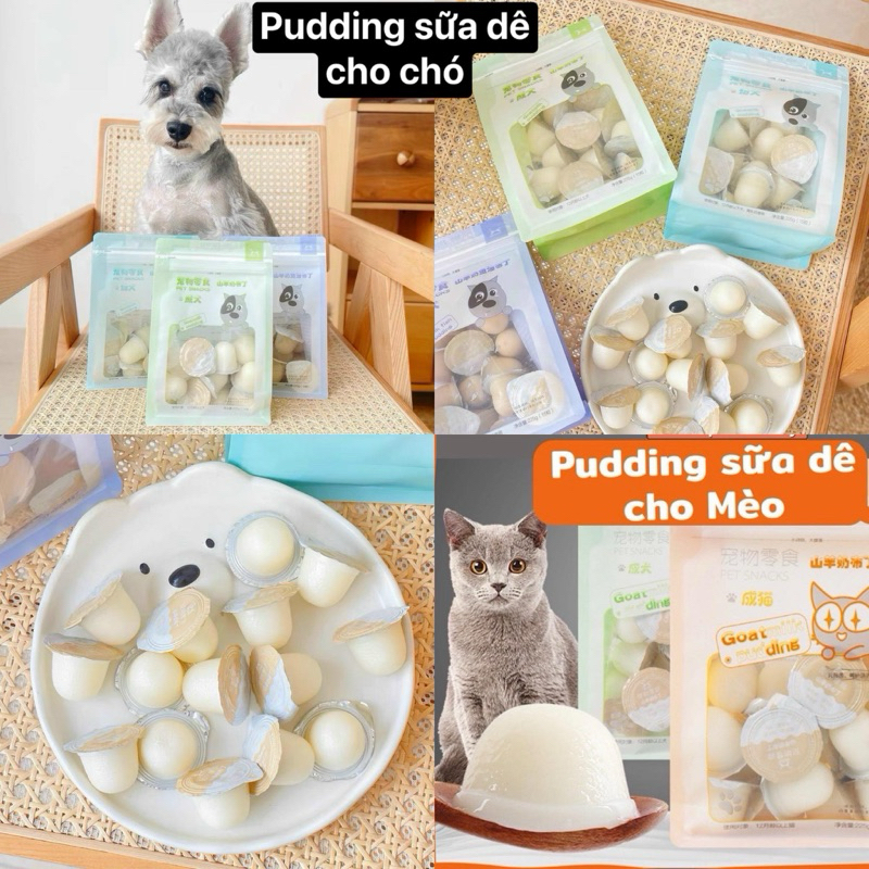 Pudding goat milk jelly for dogs and cats 1 tablet - calcium supplement ...