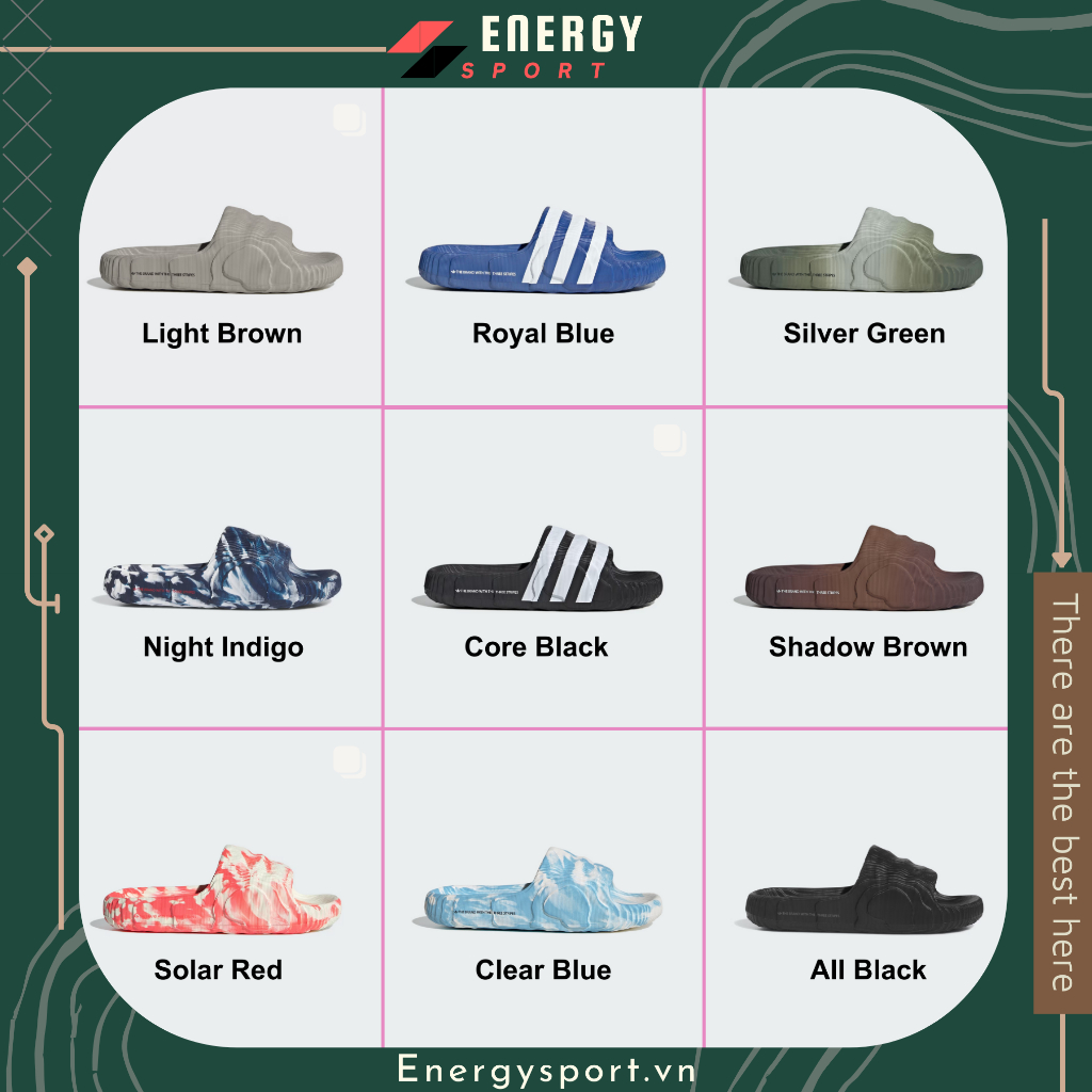 Adidas Unisex Adilette 22 Slides Sandals (Collection of Colors ...
