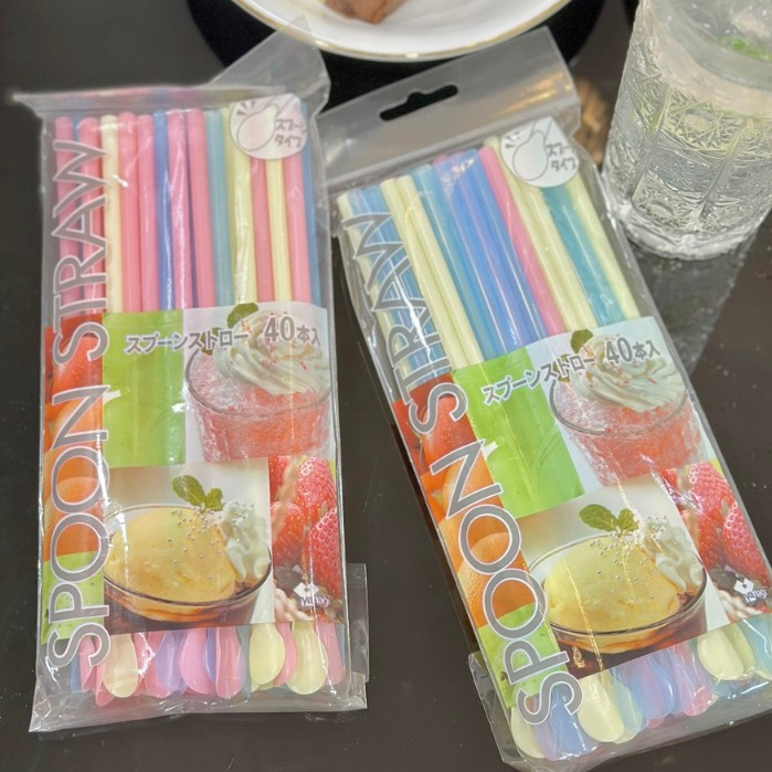 Set of 40 21cm straws with Torune stirrers imported from Japan | Shopee ...
