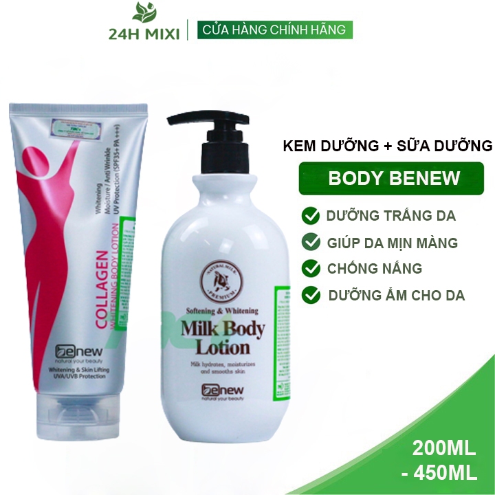 Day and Night Body Cream Set - [Day Body Collagen Cream + Night Body ...