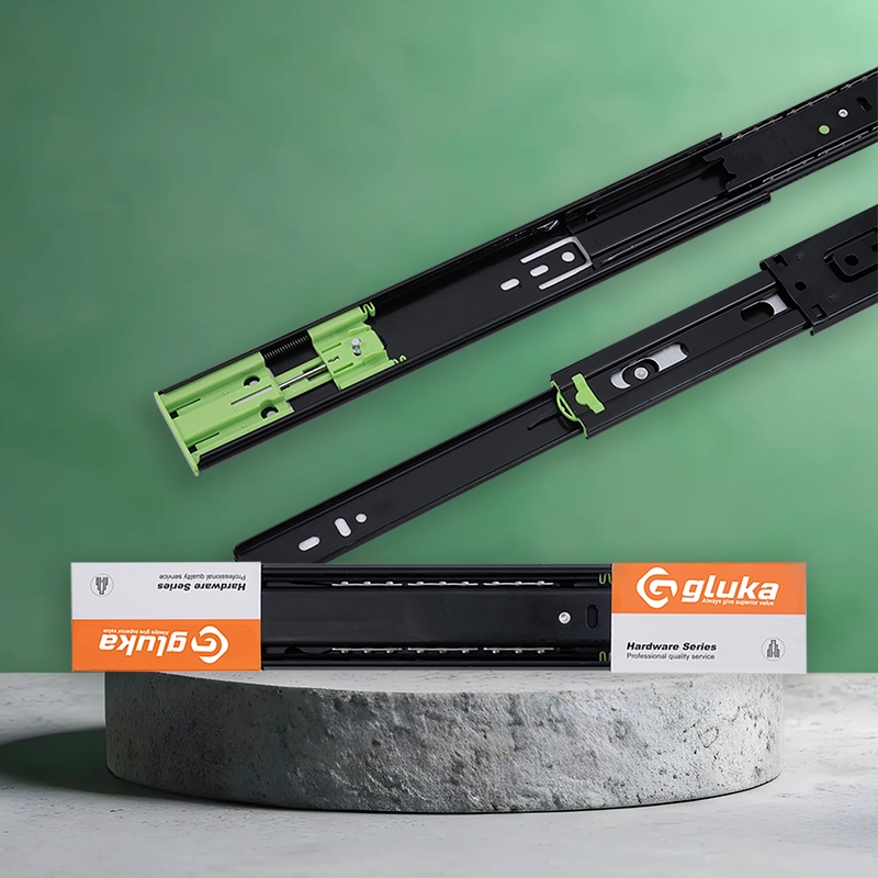 3-Tier Drawer Sliding Rails, Ball Rails for Cabinets and Drawers ...