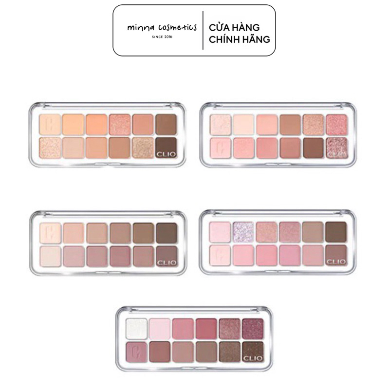[Clio] Clio Pro Eye Pallete Air 12-pan Eyeshadow Palette | Shopee Malaysia