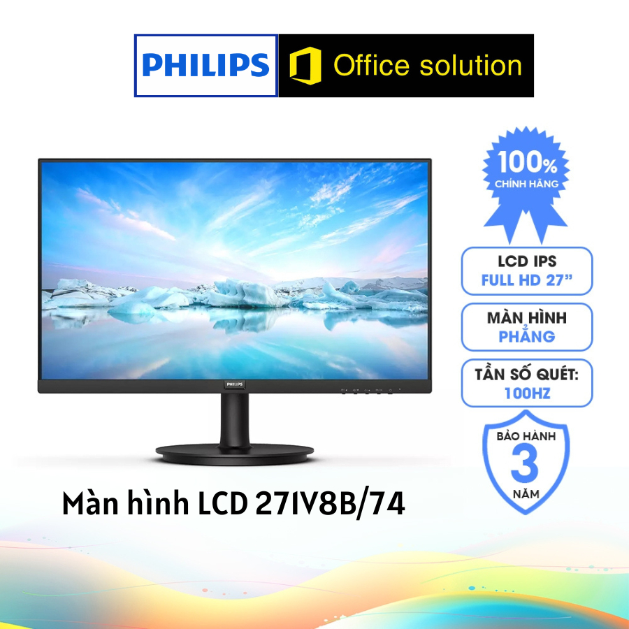 Philips 271V8B/74 Monitor 27 inch I Full HD I IPS I 100Hz I 4ms I ...