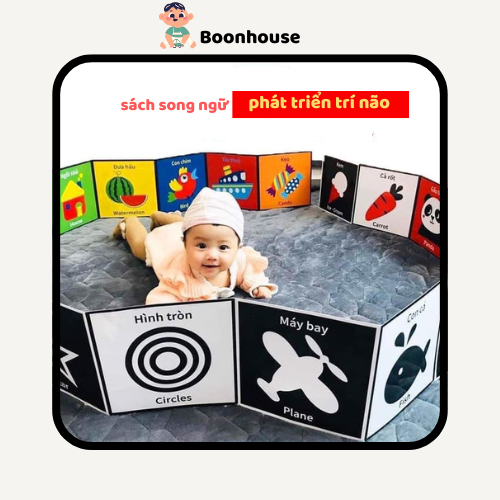 2-sided visual stimulation folding card picture set, sensory ...