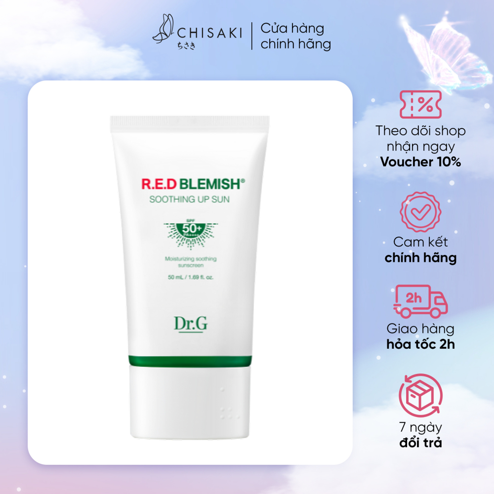 Dr.g R.E.D Blemish Soothing Up Sun SPF 50+ PA++++ 50ml | Shopee Malaysia