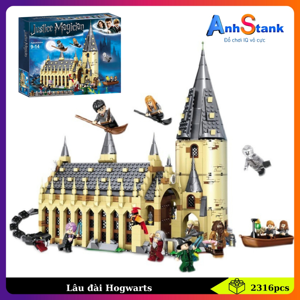 Hogwarts-harry Potter Castle assembly toy set SKU 6035 with 924 pieces ...
