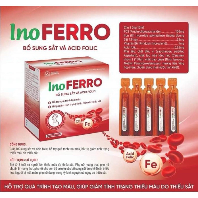 Ino Ferro Iron tubes of Ich Nhan and Nam Duoc help supplement decoction ...