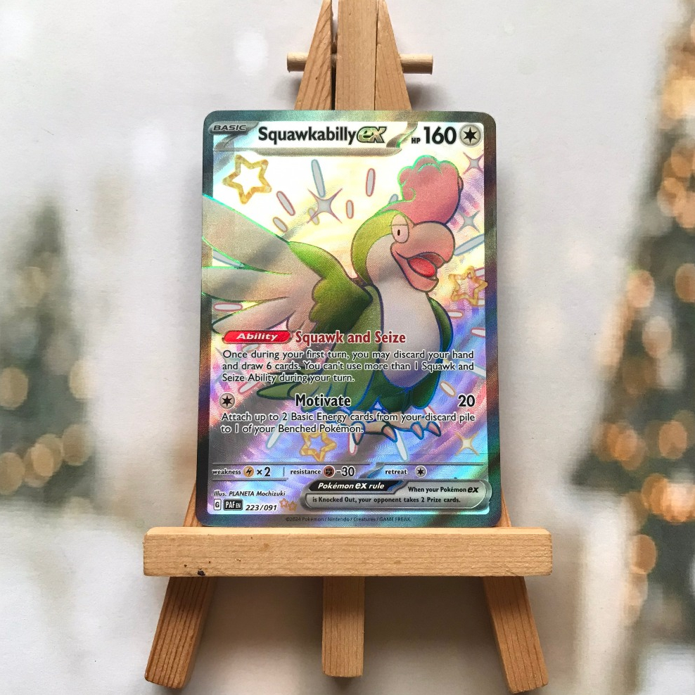 Pokemon Squawkabilly ex 223 / 091 picture card - Genuine English Ultra ...