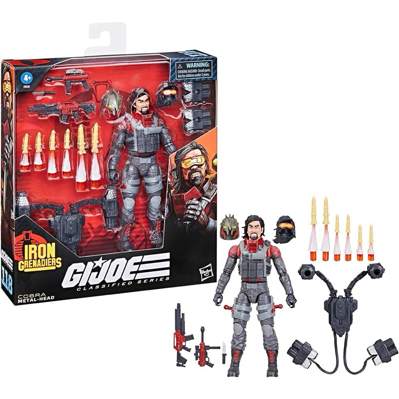 Hasbro G.I Model. Joe Classified Series 118 Iron Grenadier Cobra Metal ...