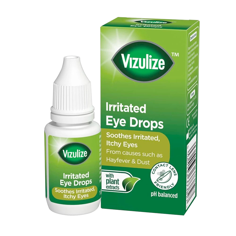Vizulize Irritated Eye Drops Helps Relieve Itching & Eye Irritation ...