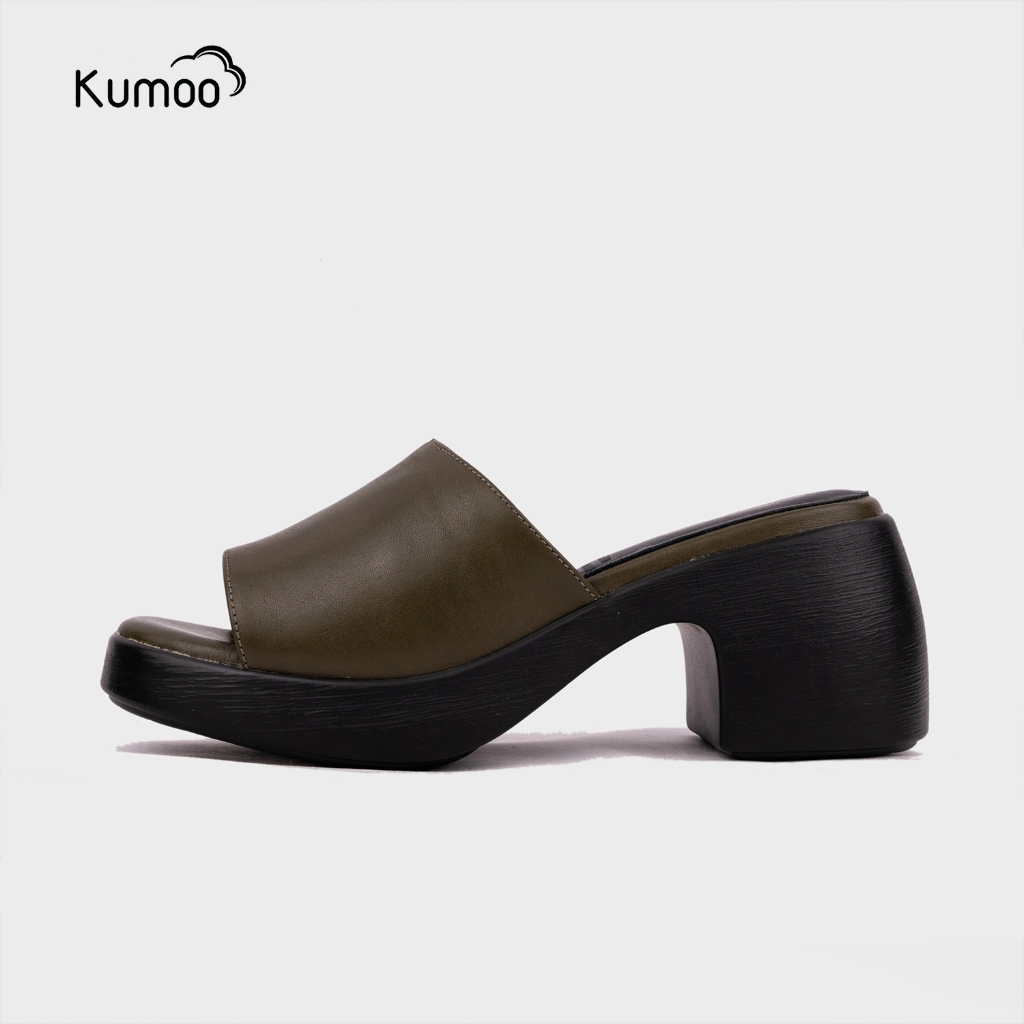 Kumoo High Heels Sandals With Moss Green Color SDCG-KUMO-011 High Heels ...