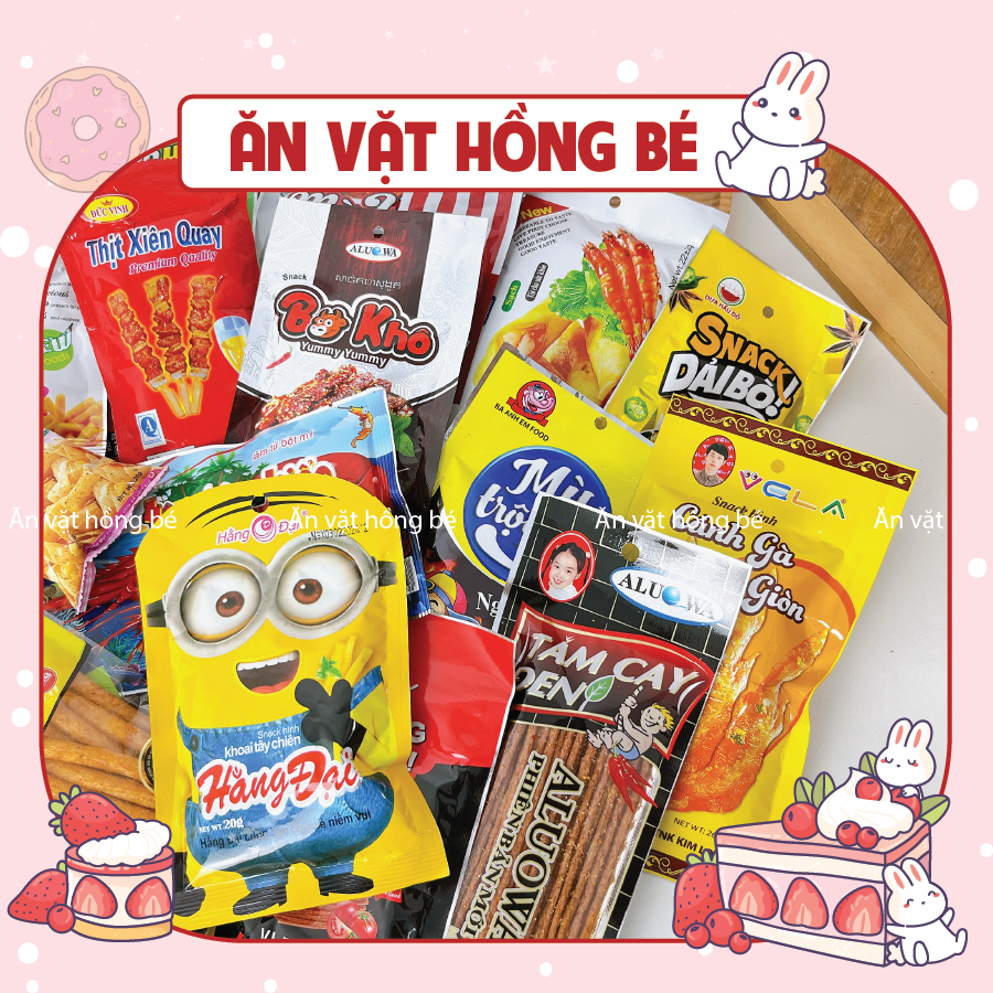Combo 10 Childhood Snack Packages, School Gate Snack Packages, Daily ...