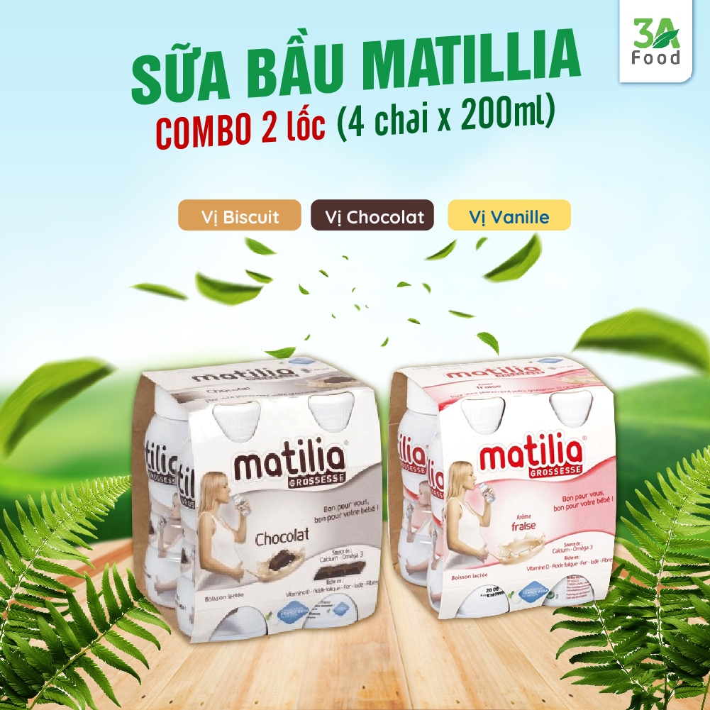 Combo of 2 packs of Matilia French Pregnancy Milk with all flavors to ...