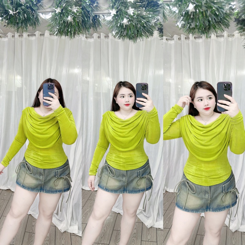 60-90kg long-sleeved turtleneck bra By Linh Nguyen | Shopee Malaysia