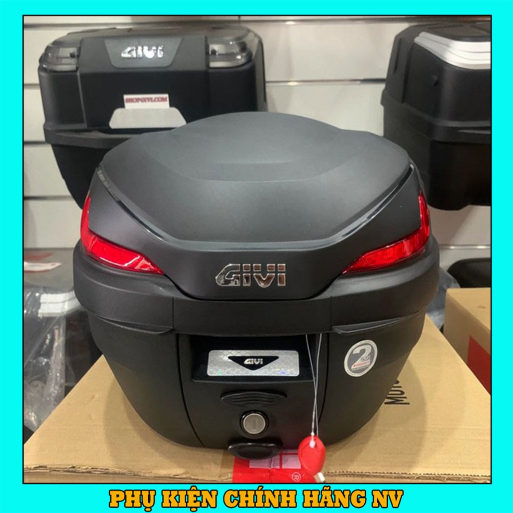 Genuine Givi B27NX Micro 3 rear trunk with 27 liter capacity and Givi ...