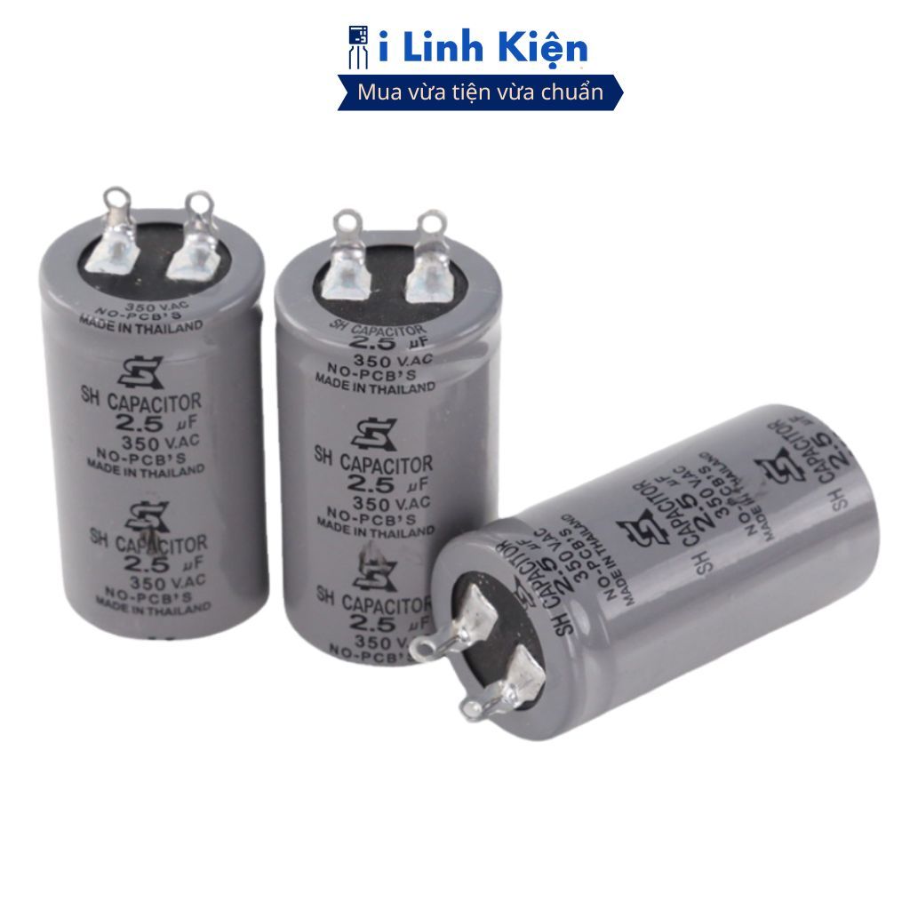 Oil capacitor 2.5uF 3.5uF 4uF voltage 350VAC genuine iLinhkien ceiling ...