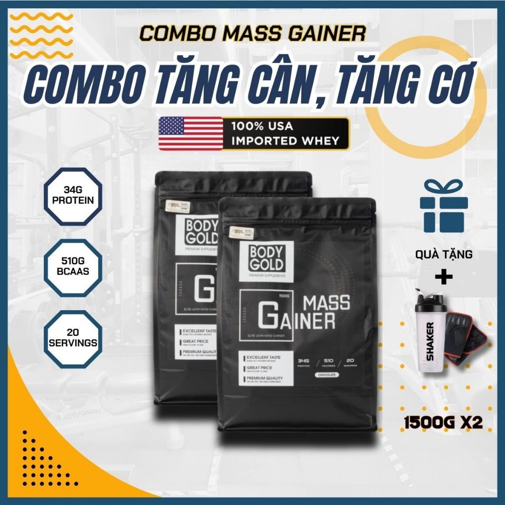 Combo of 5 bags of MASS GAINER ELITE LEAN BODY GOLD Weight Gain Milk 7 ...