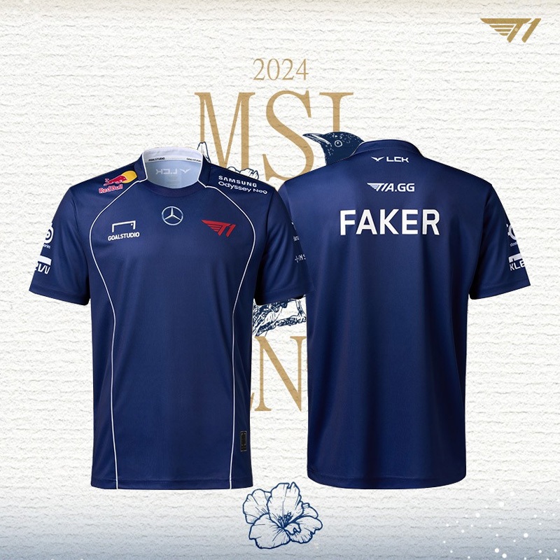 [Real Photo] T1 MSI 2024 Uniform Shirt (Custom Name Upon Request ...