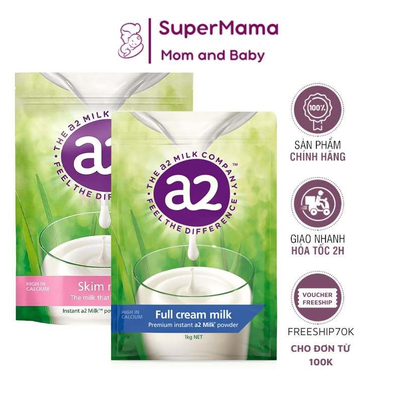 A2 full cream milk, Australian skimmed milk powder 1kg | Shopee Malaysia