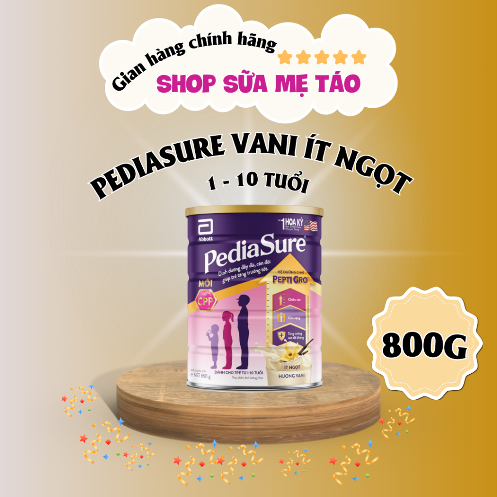 Pediasure 800g Vanilla Flavor Nutritious Milk Powder Is Less Sweet 1-10 ...