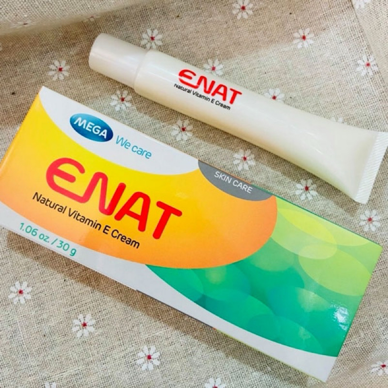 Enat Natural Vitamin E Cream moisturizes, reduces wrinkles and dark ...